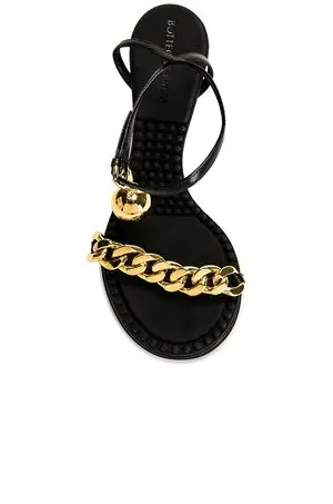 Bottega Veneta Dot Ankle Strap Sandals - Black
