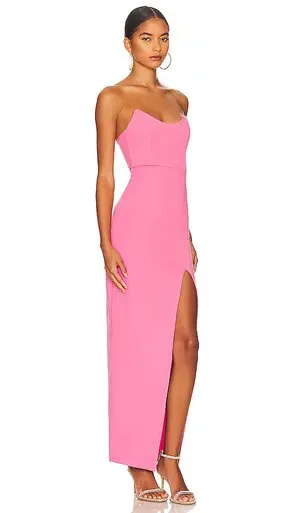Superdown Ryleigh Strapless Maxi Dress - Pink