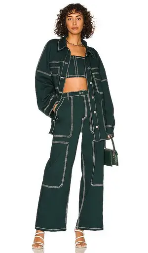 BY.DYLN Cooper Jeans With Contrast Stitching