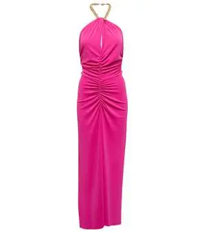 Veronica Beard Reze Embellished Ruched Dress