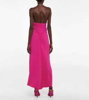 Veronica Beard Reze Embellished Ruched Dress