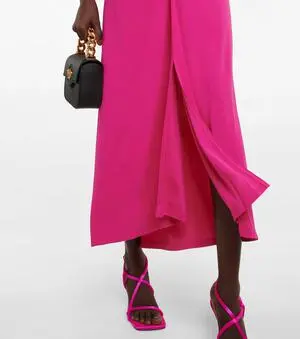 Veronica Beard Reze Embellished Ruched Dress