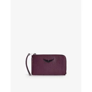 Zadig&Voltaire Zv Logo-plaque Leather Cardholder 1 Size Beyond