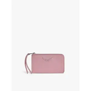 Zadig&Voltaire Zv Logo-plaque Leather Cardholder 1 Size Pretty