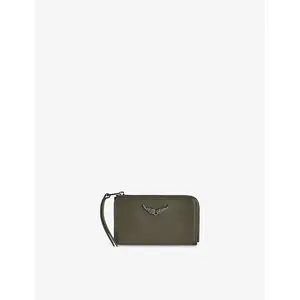 Zadig&Voltaire Zv Logo-plaque Leather Cardholder - Record