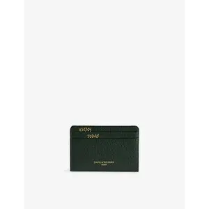 Zadig&Voltaire Zv Pass Logo-plaque Leather Cardholder - Emerald