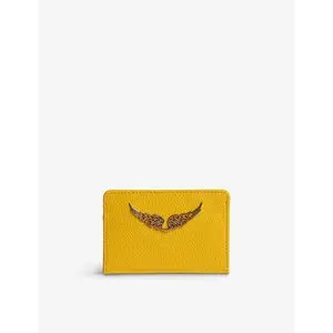 Zadig&Voltaire Zv Pass Logo-plaque Leather Cardholder 1 Size Sun