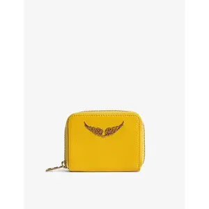 Zadig&Voltaire Zv Mini Logo-plaque Leather Coin Purse 1 Size Sun