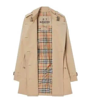 Burberry Short Kensington Heritage Trench Coat