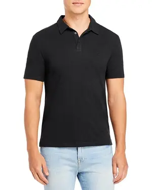 John Varvatos Victor Peace Polo - Black