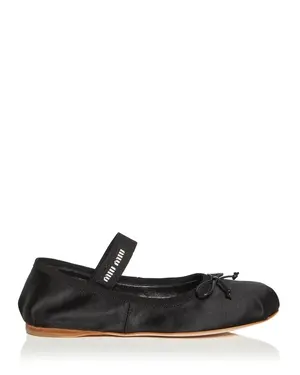 Miu Miu Ballet Slipper Flats - Nero