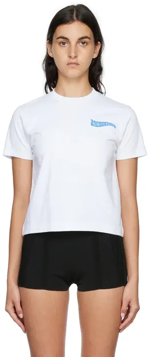 Jacquemus JACQUEMUS Black 'Le T-Shirt Camargue' T-Shirt 100 White