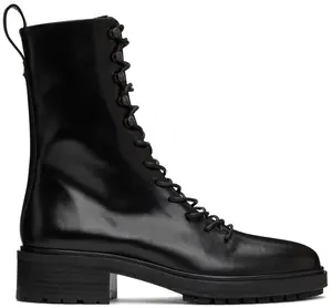 AeydĒ Aeyde Black Isabel Boots - Black