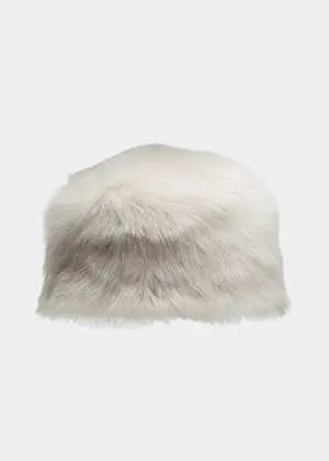 Gushlow And Cole Toscana Shearling Russian Hat In White - 30% Off