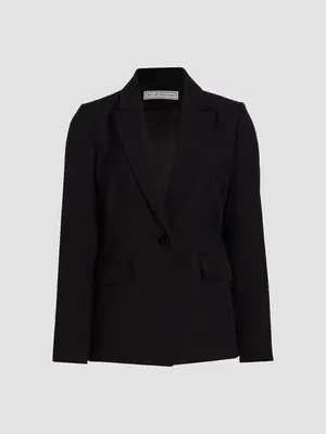 Elie Tahari Notch Collar One-button Blazer - Noir