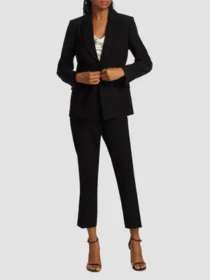 Elie Tahari Notch Collar One-button Blazer