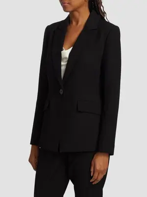 Elie Tahari Notch Collar One-button Blazer