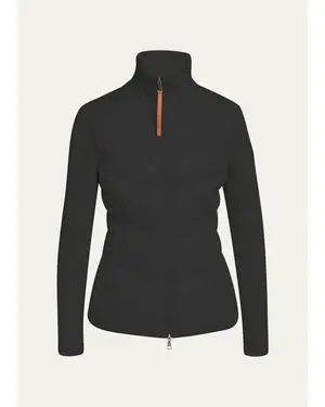 Moncler Puffer Knit Cardigan
