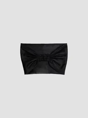 Amsale Floral Fil Coupe Cocoon Bolero - Black