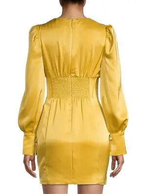 LAVISH ALICE Satin Corset Mini Dress
