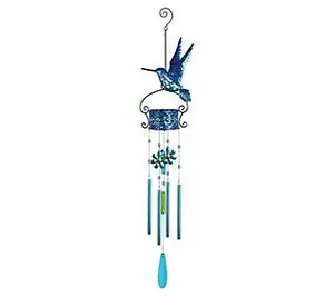 SUNSET VISTA DESIGNS Svd 41' Blue Hummingbird Chimes - One-color