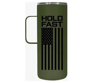 KERUSSO 22-oz Dual Wall Mug With Handle Freed Om Flag - One-color