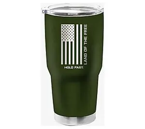 KERUSSO 30 Oz Dual Wall Tumbler Land Of The F Ree - One-color