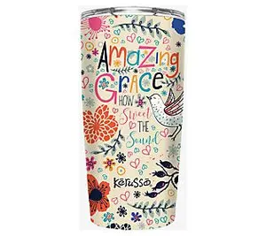 KERUSSO 20-oz Dual Wall Tumbler Amazing Grace - One-color