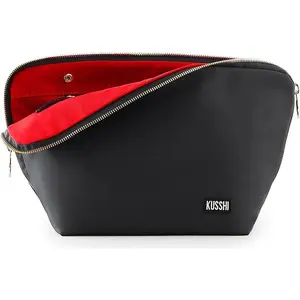 KUSSHI Vacationer Makeup Bag - Black/red
