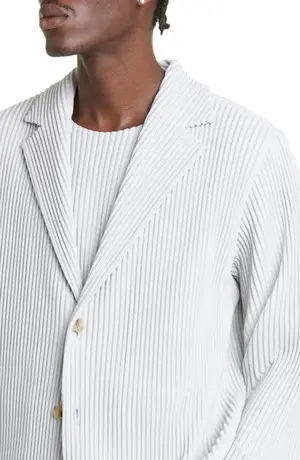 Issey Miyake Basics Pleated Blazer