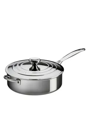 LE CREUSET 4.5-quart Stainless Steel Sauté Pan With Lid - Stanless Steel