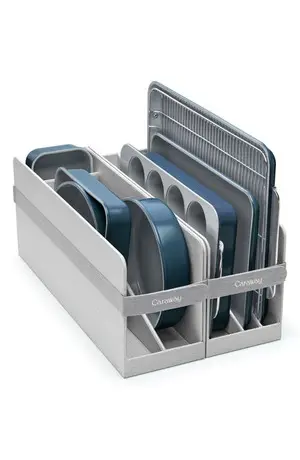 CARAWAY 11-piece Nontoxic Ceramic Bakeware Set - Navy