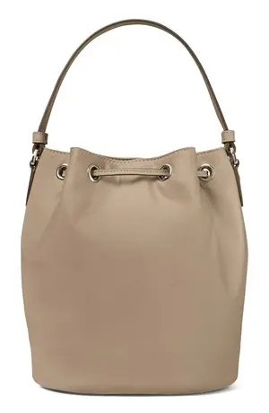 Tory Burch Virginia Recycled Nylon Bucket Bag