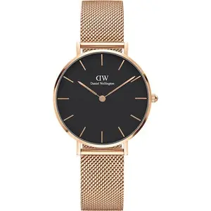 DANIEL WELLINGTON Classic Petite Mesh Strap Watch - Rose Gold/white/rose Gold