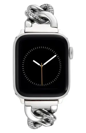 Anne Klein Apple Watch® Crystal Link Band