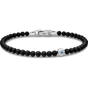 David Yurman Spiritual Beads Evil Eye Bracelet - Black Onyx