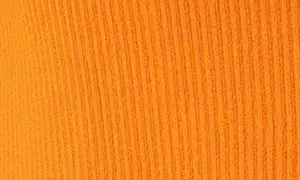 Endless Rose Ribbed Crop Cardigan - Orange