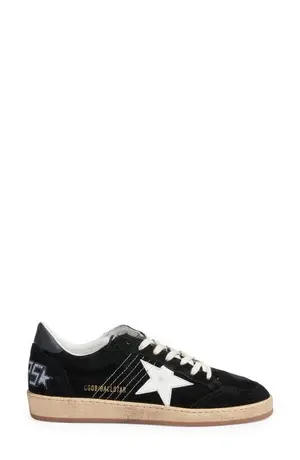 GOLDEN GOOSE Ball Star Low Top Sneakers - Black/white