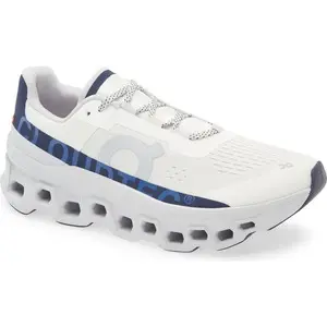 On Cloudmonster Lace-up Sneakers - Ivory/midnight