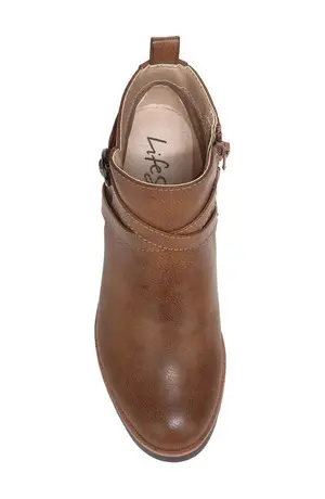 LIFESTRIDE Wedge Bootie - Whiskey
