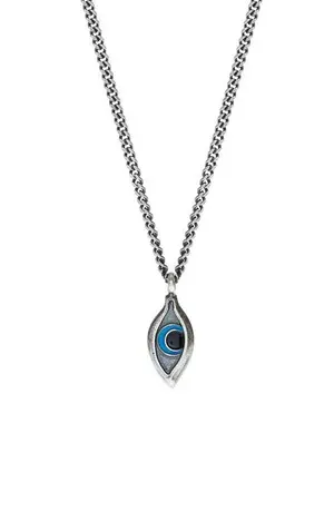 DEGS & SAL Evil Eye Pendant Necklace - Turquoise