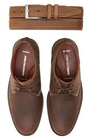 Johnston & Murphy Leather Belt