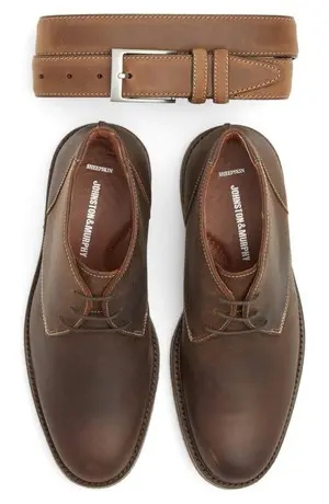 Johnston & Murphy Leather Belt