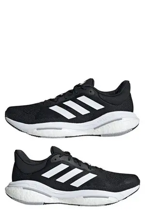 Adidas Solar Glide 5 Running Shoe - Black/white/grey