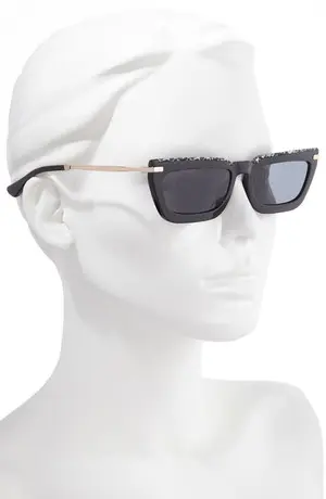 JIMMY CHOO Vela Flat Top Sunglasses