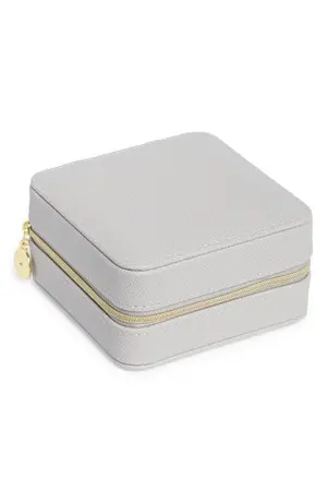 Nordstrom Square Zip Jewelry Box - Dove Grey