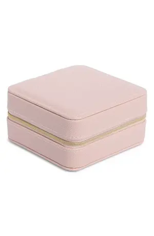 Nordstrom Square Zip Jewelry Box - Rose
