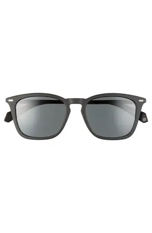 POLAROID 52mm Polarized Sunglasses - Mtt Black/ Grey Polarized