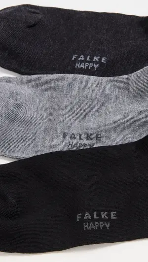 Falke Happy Crew Socks 3-pack