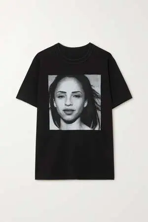 Sacai Sade Printed Cotton-jersey T-shirt